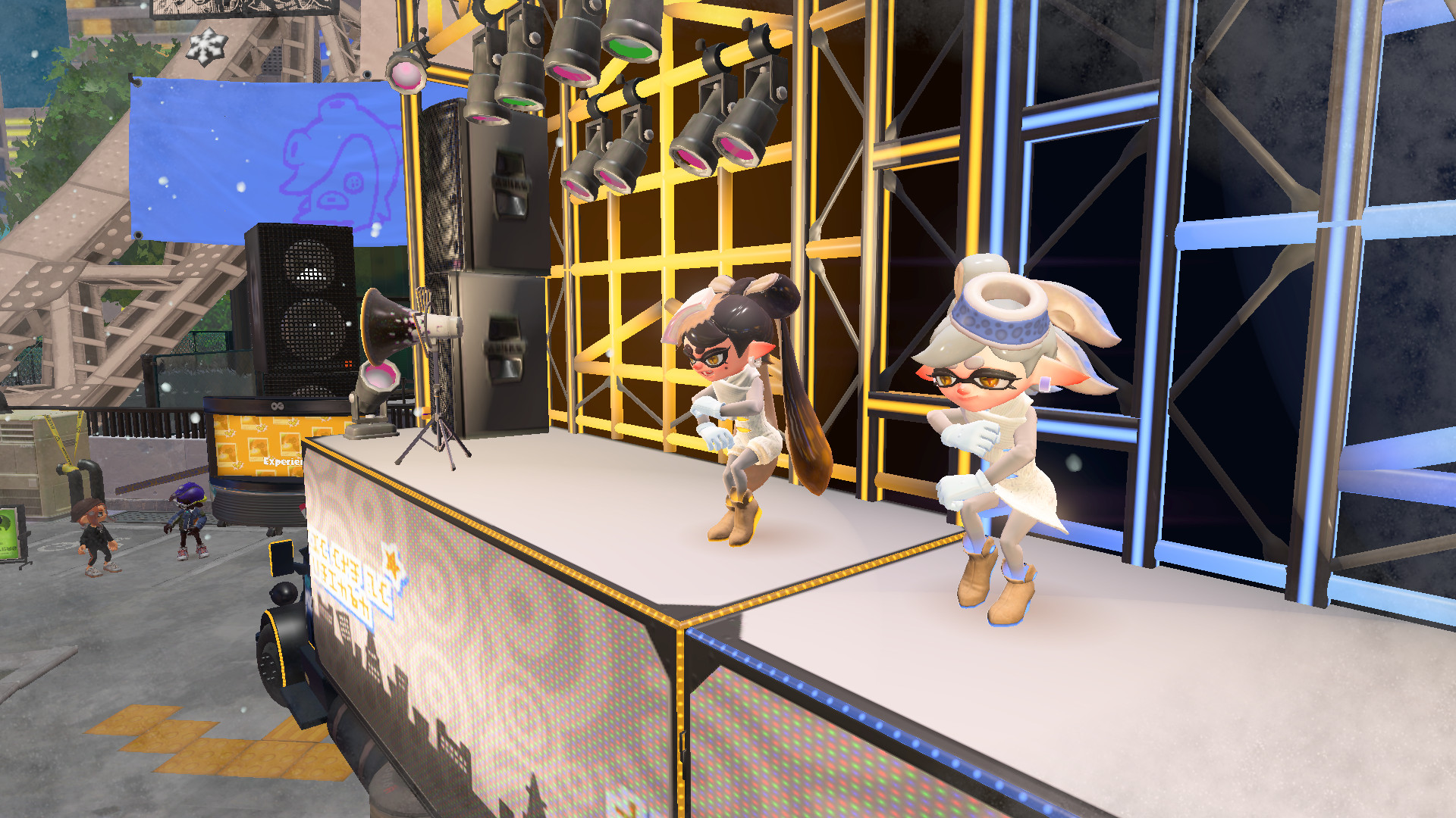 Inkopolis Plaza over Grandfest Grounds Mod for Splatoon 3 | Splatoon 3 Mods
