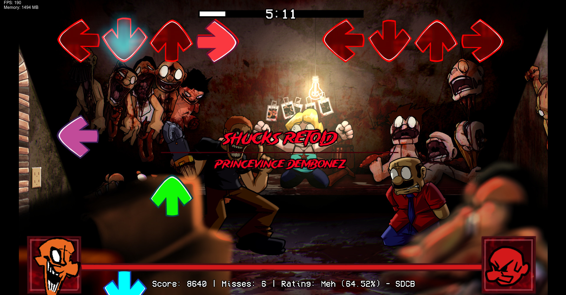 Shucks retold fan chart Mod for Friday Night Funkin' | FNF Mods