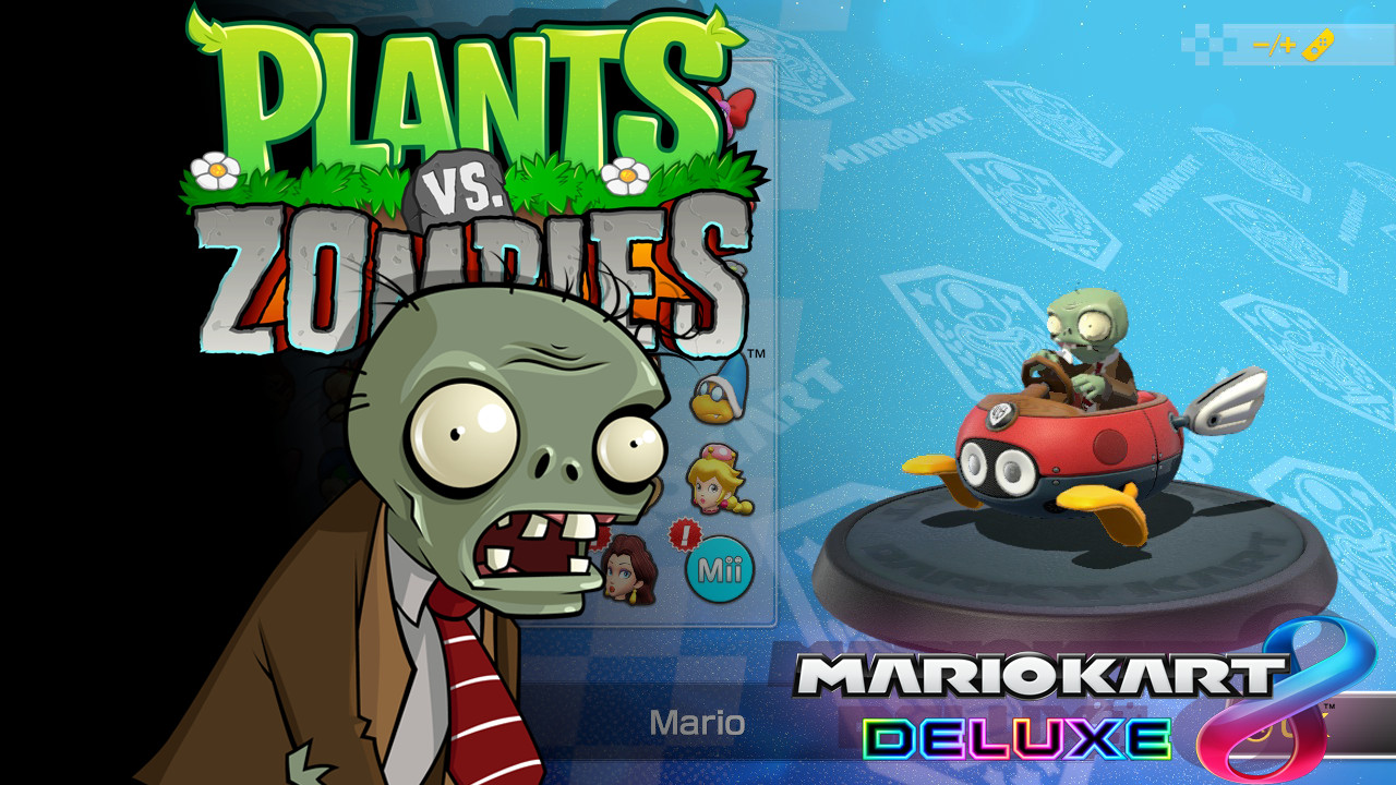Plants Vs Zombies in Mario Kart! Mod for Mario Kart 8 Deluxe | MK8D Mods