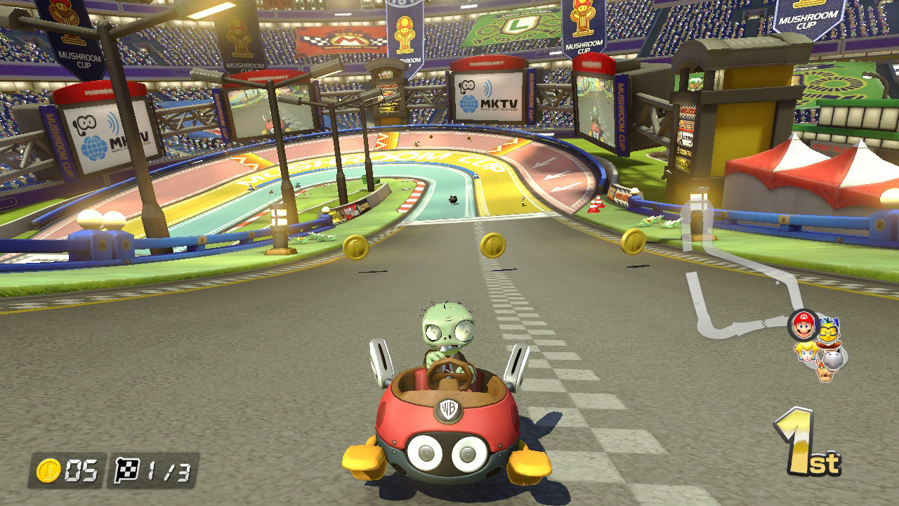 Plants Vs Zombies in Mario Kart! Mod for Mario Kart 8 Deluxe | MK8D Mods