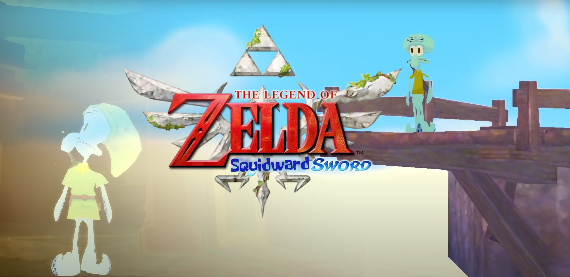 Squidward Sword Mod for The Legend of Zelda: Skyward Sword HD | SSHD Mods
