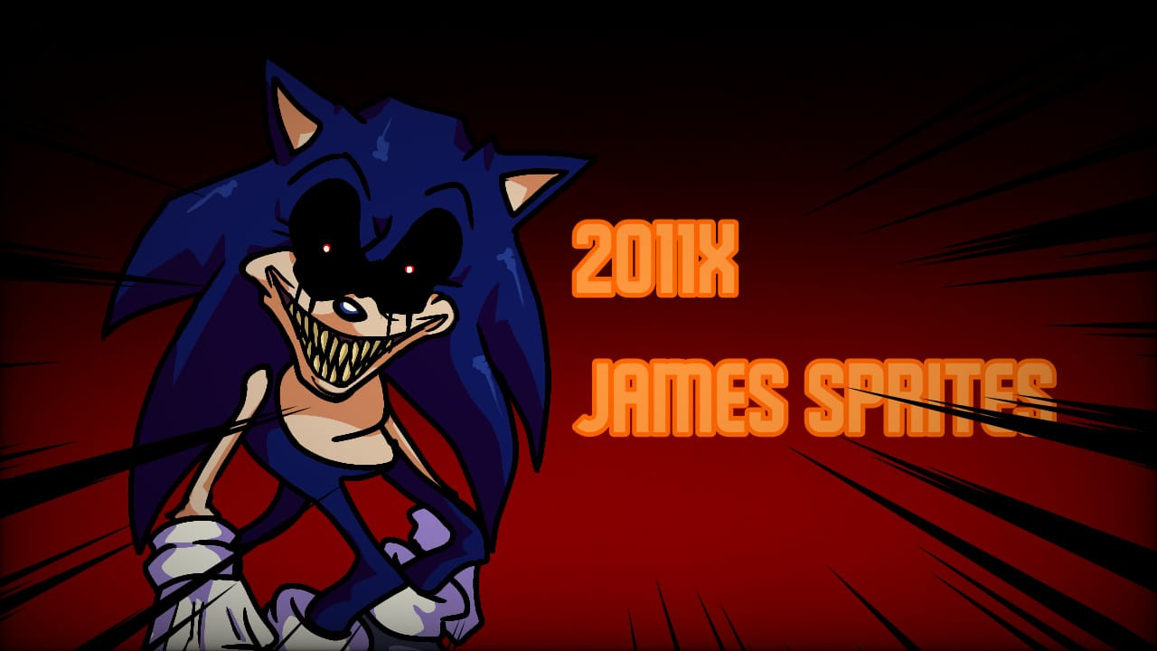 Sonic.exe 2011X James Sprites Mod for Friday Night Funkin' | FNF Mods