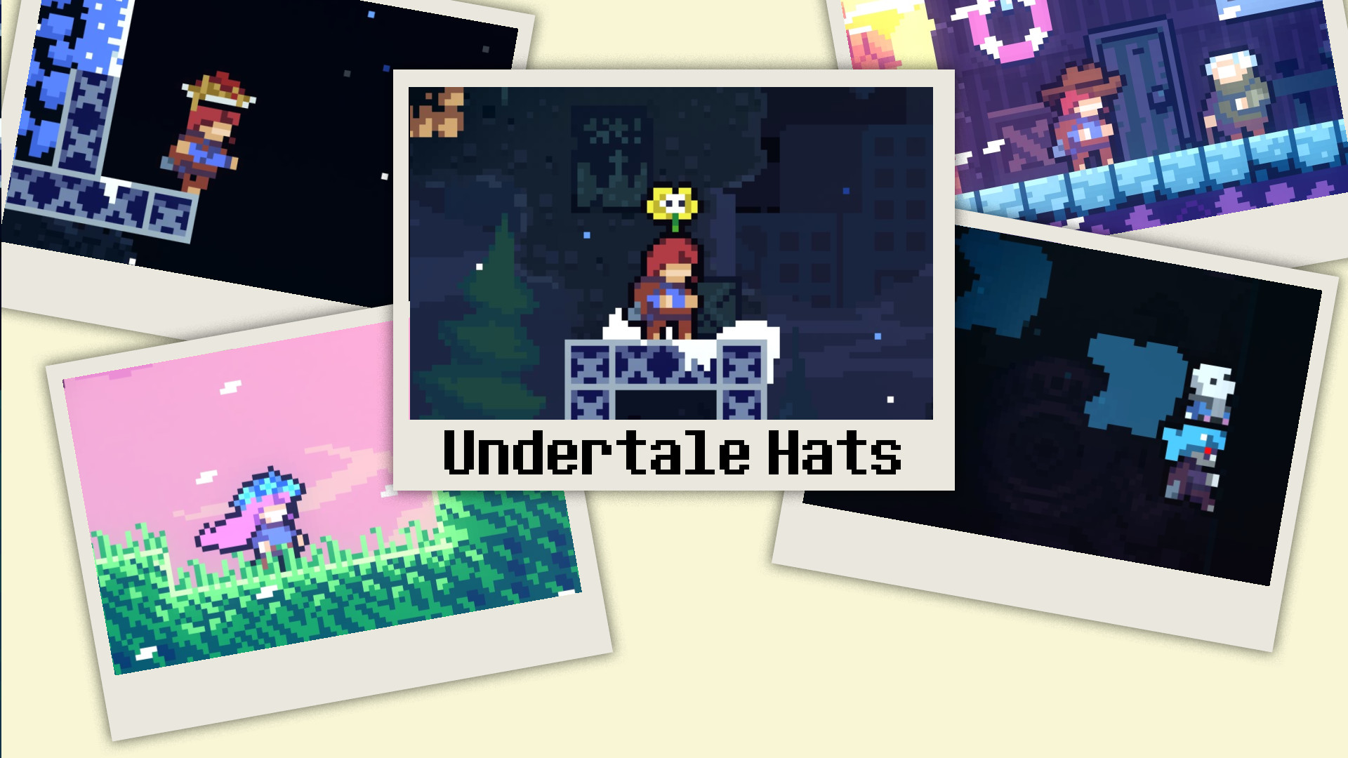 RainyFlower's Undertale Hat Pack Mod for Celeste | Celeste Mods