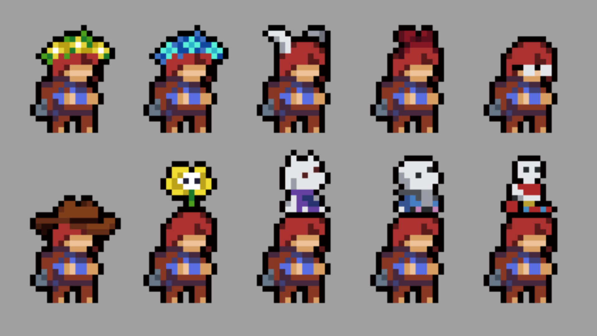 RainyFlower's Undertale Hat Pack Mod for Celeste | Celeste Mods