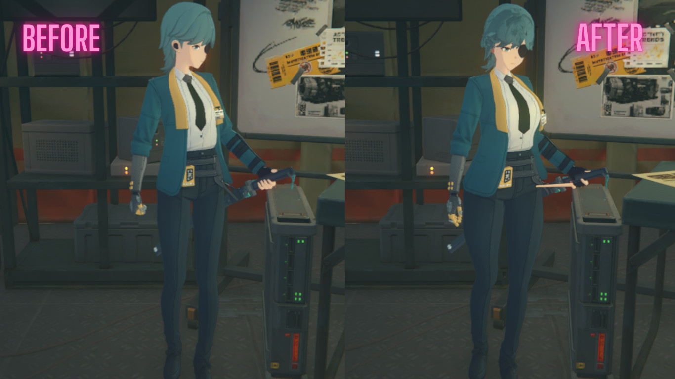 Thicc Ophelia Mod for Zenless Zone Zero | ZZZ Mods