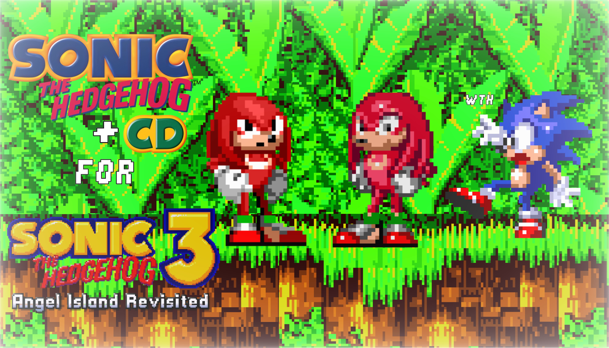 S1/CD Styled Knuckles Mod for Sonic 3 A.I.R. | S3AIR Mods