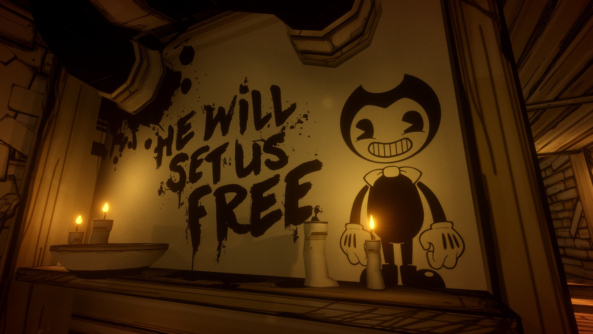 Bendy and the Ink Machine: Dotted Lines! Mod for Bendy And The Ink ...