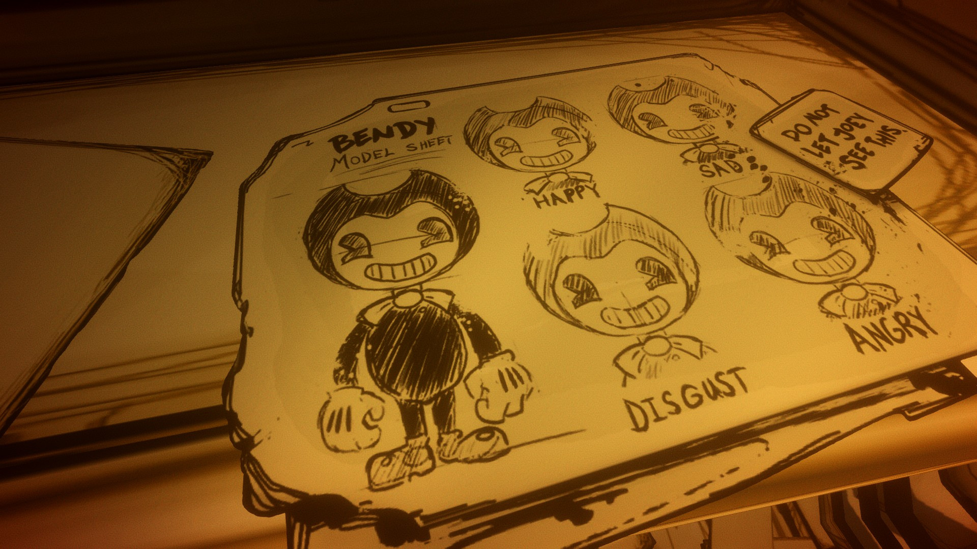 Bendy and the Ink Machine: Dotted Lines! Mod for Bendy And The Ink ...
