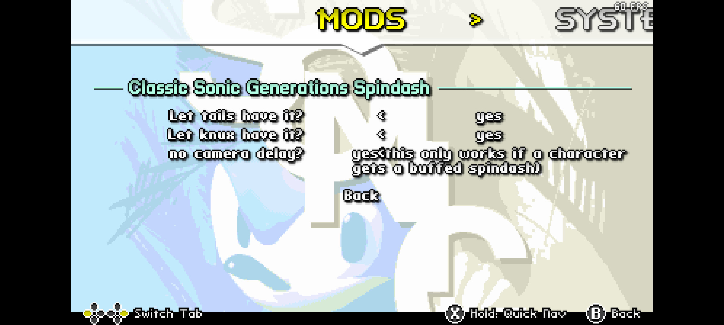 Classic Sonic Generations Spindash Mod for Sonic 3 A.I.R. | S3AIR Mods