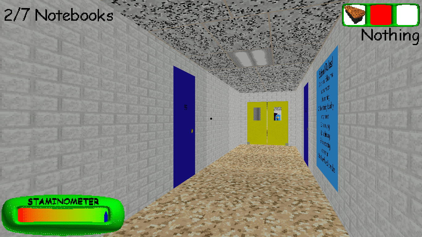 Mario's Recovery of the Princess Items Mod for Baldi's Basics | Baldi Mods