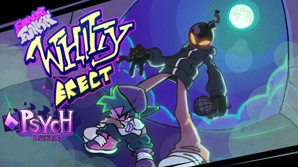 Whitty Erect for BASE psych Mod for Friday Night Funkin' | FNF Mods