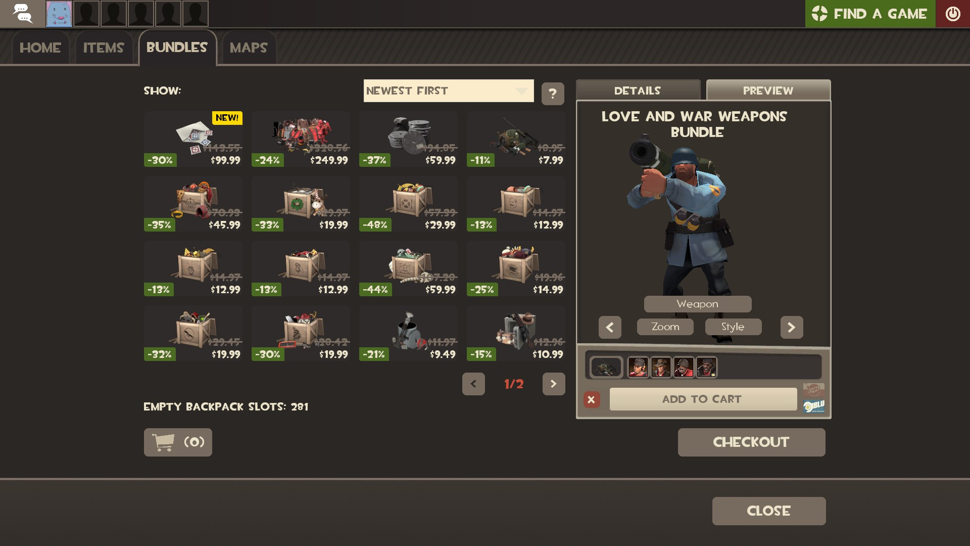 2010 Mann-Conomy store UI modernized Mod for Team Fortress 2 | TF2 Mods