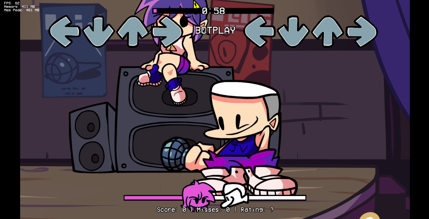 D-Side Kaity over Girlfriend (FanMade) + FLA Mod for Friday Night Funkin' | FNF Mods