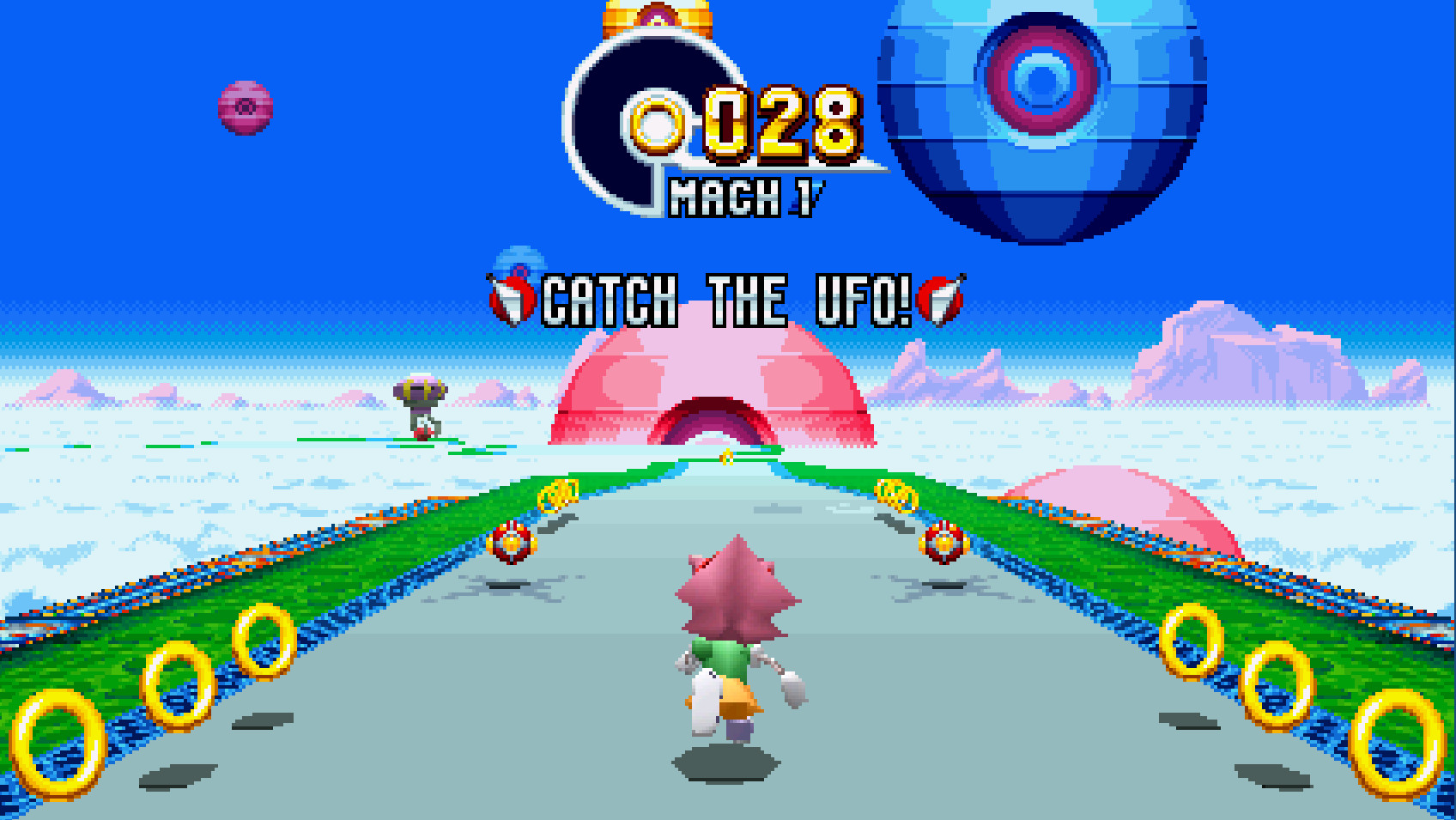 Amy Rose 3D special Stage Mod for Sonic Mania | SM Mods