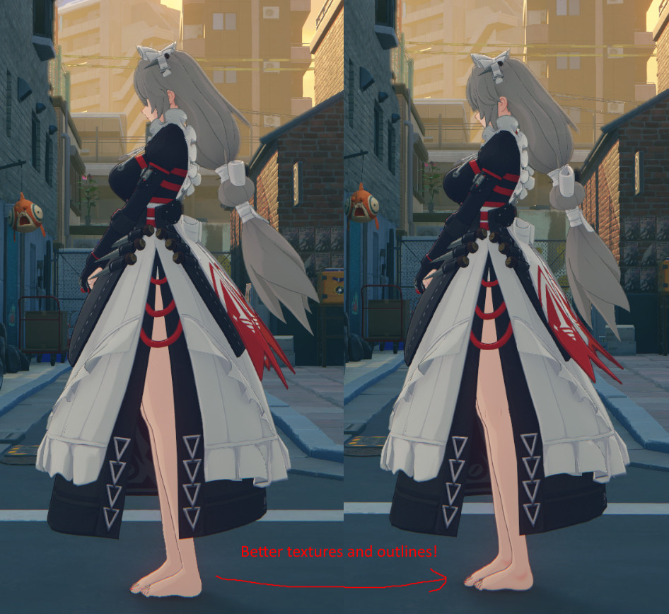 Alexandrina Barefoot (Stirrups!) Mod for Zenless Zone Zero | ZZZ Mods
