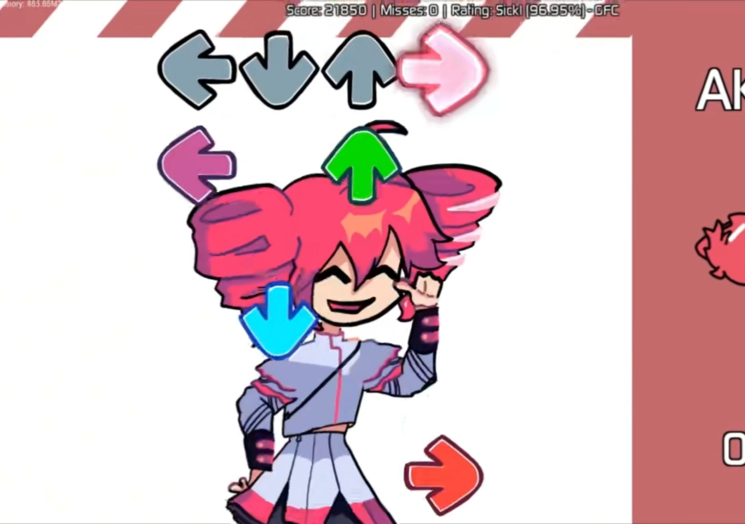 Akage FanCharted Mod for Friday Night Funkin' | FNF Mods