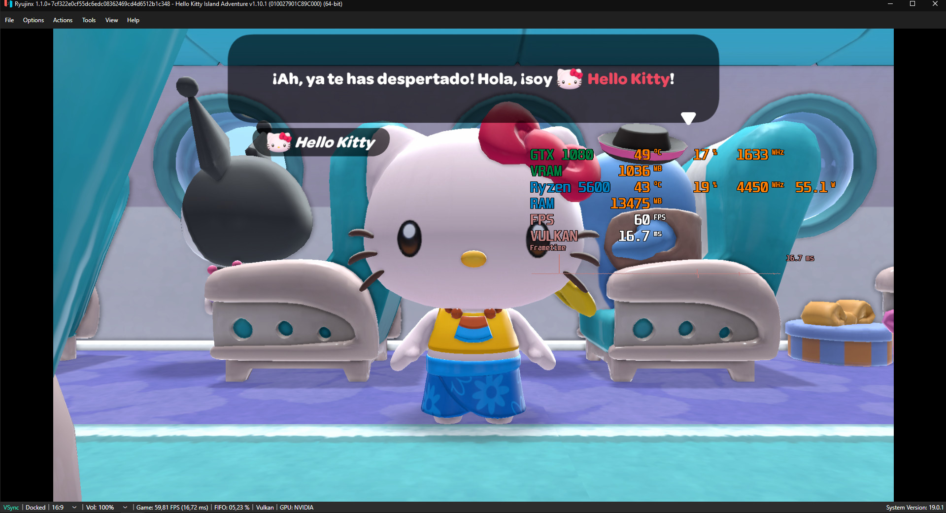 FPS Mods (Switch Version) Mod for Hello Kitty: Island Adventure | HKIA Mods