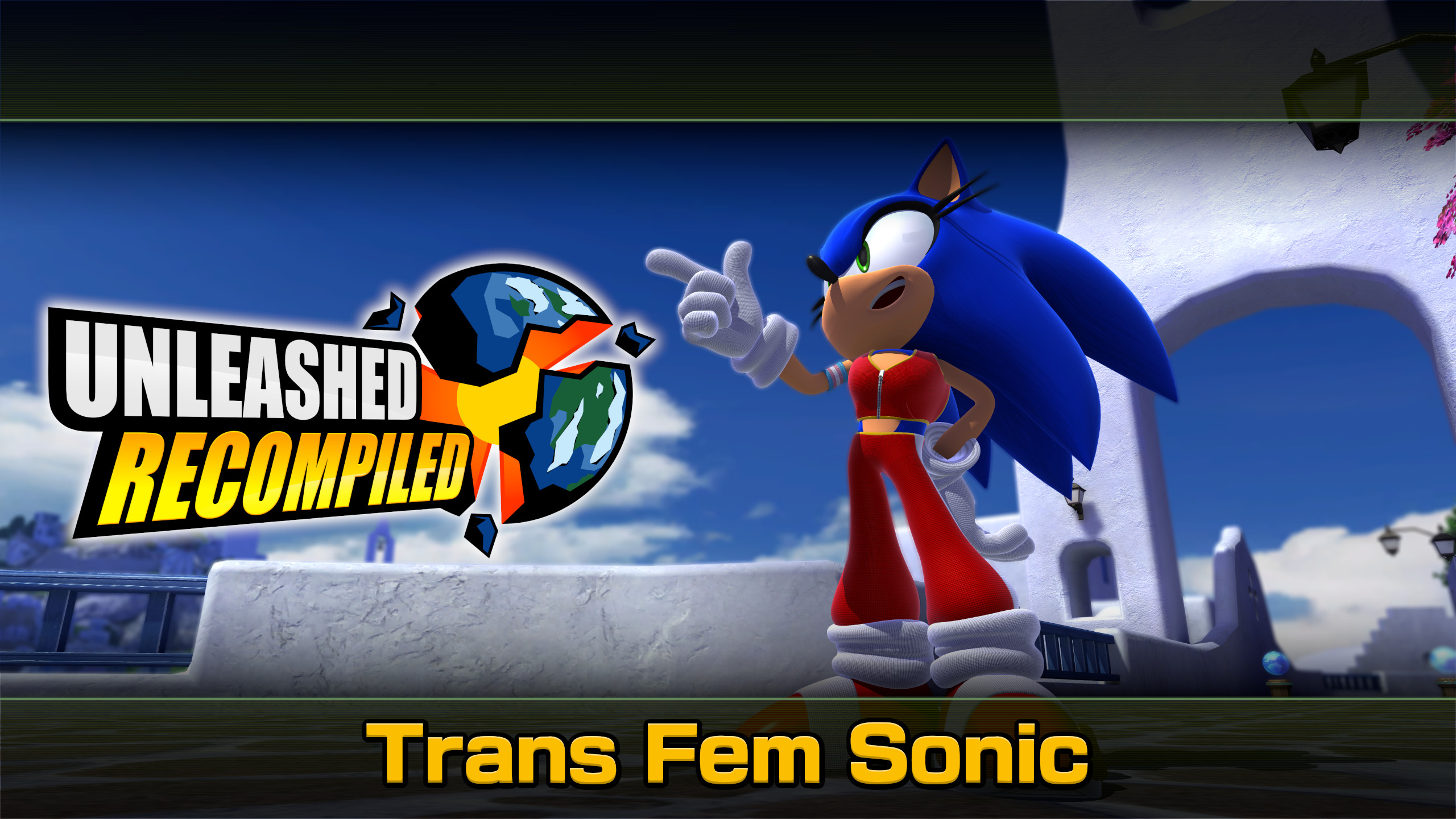 Trans Fem Sonic Mod for Unleashed Recompiled | UR Mods