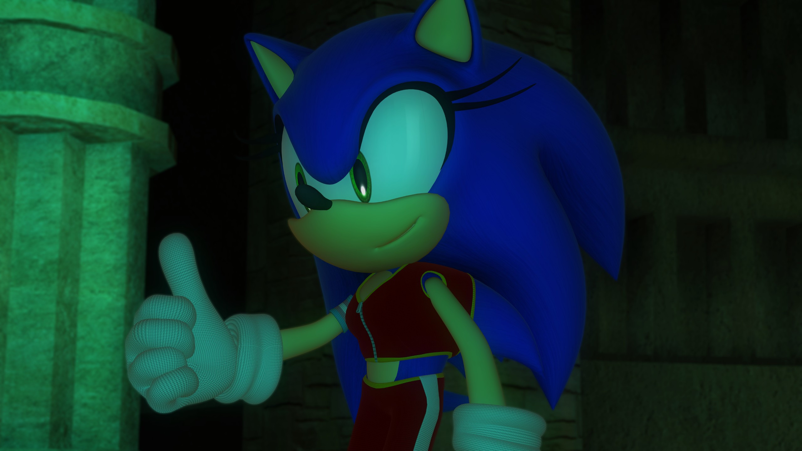 Trans Fem Sonic Mod for Unleashed Recompiled | UR Mods