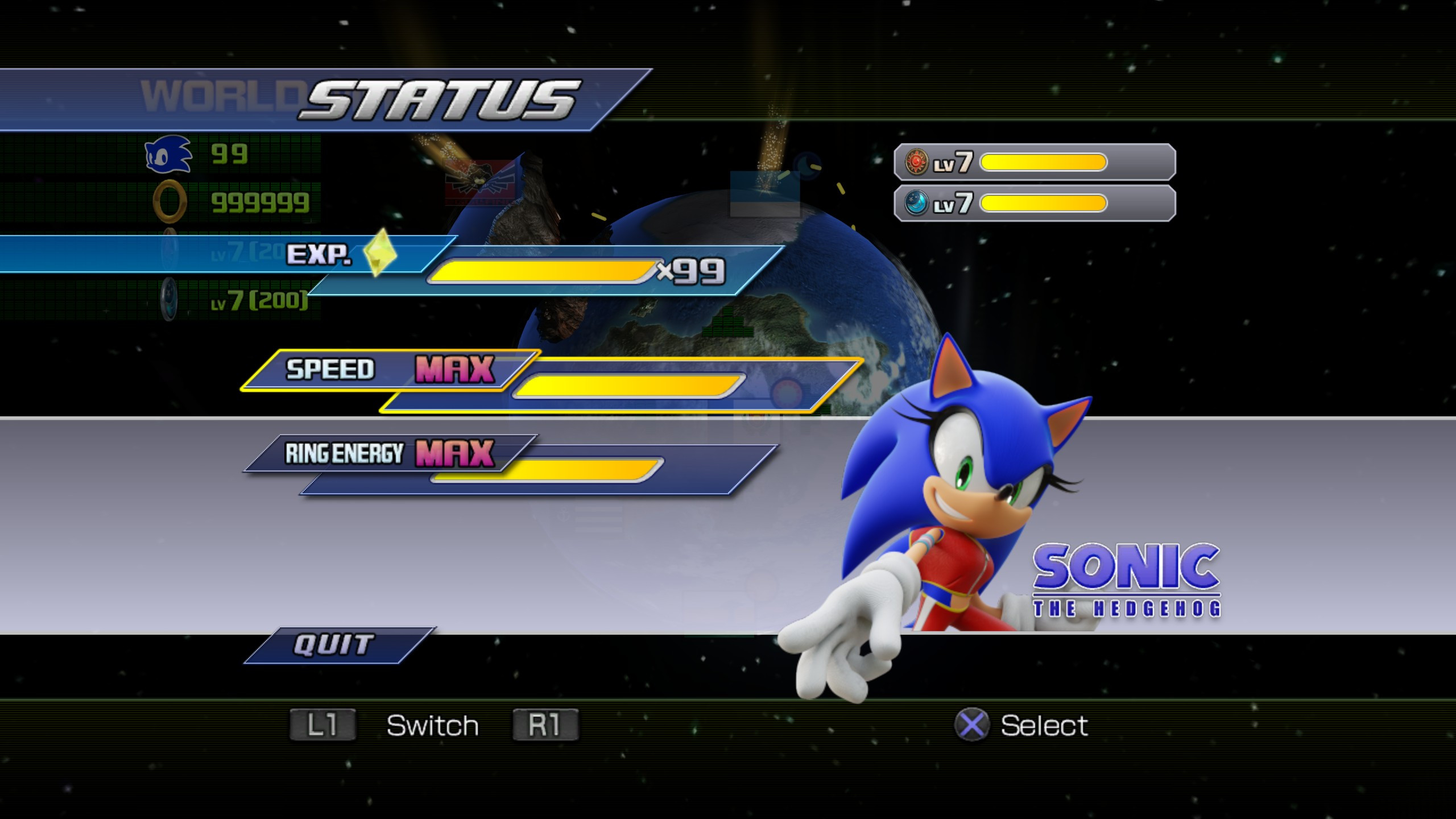 Trans Fem Sonic Mod for Unleashed Recompiled | UR Mods