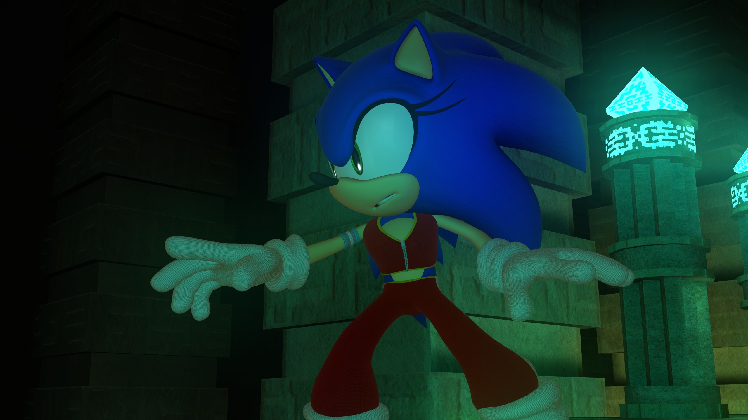 Trans Fem Sonic Mod for Unleashed Recompiled | UR Mods