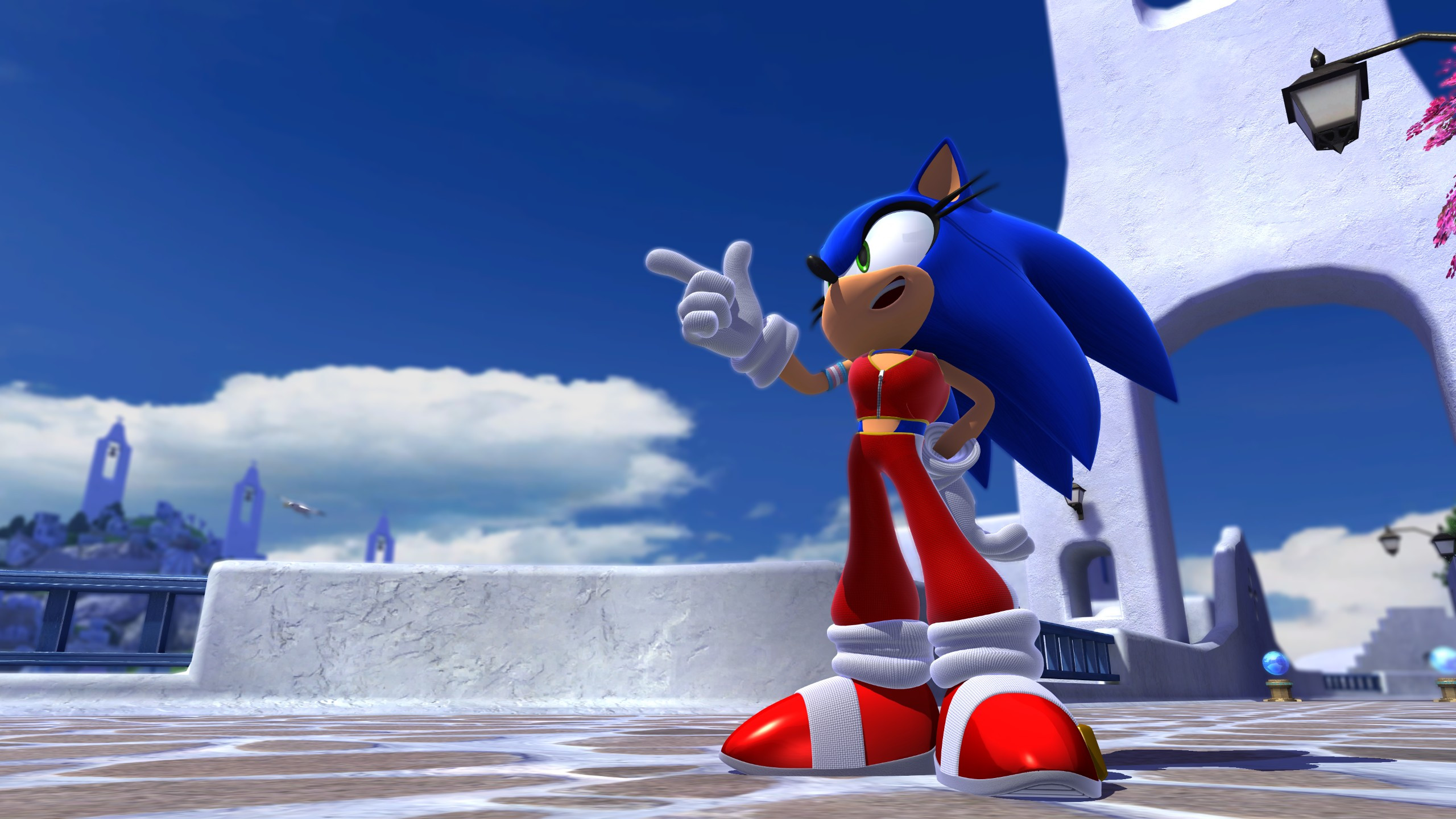 Trans Fem Sonic Mod for Unleashed Recompiled | UR Mods
