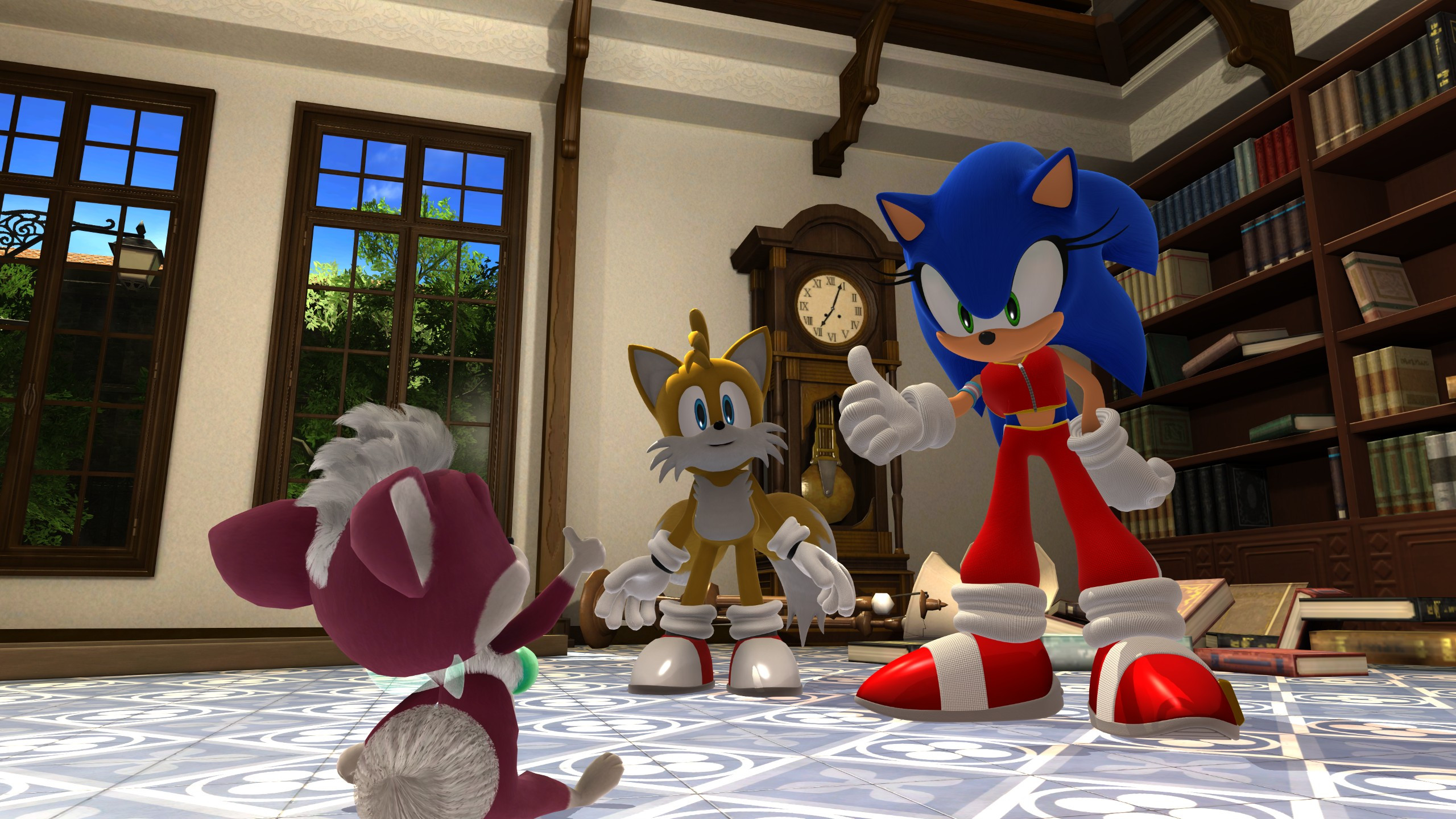 Trans Fem Sonic Mod for Unleashed Recompiled | UR Mods