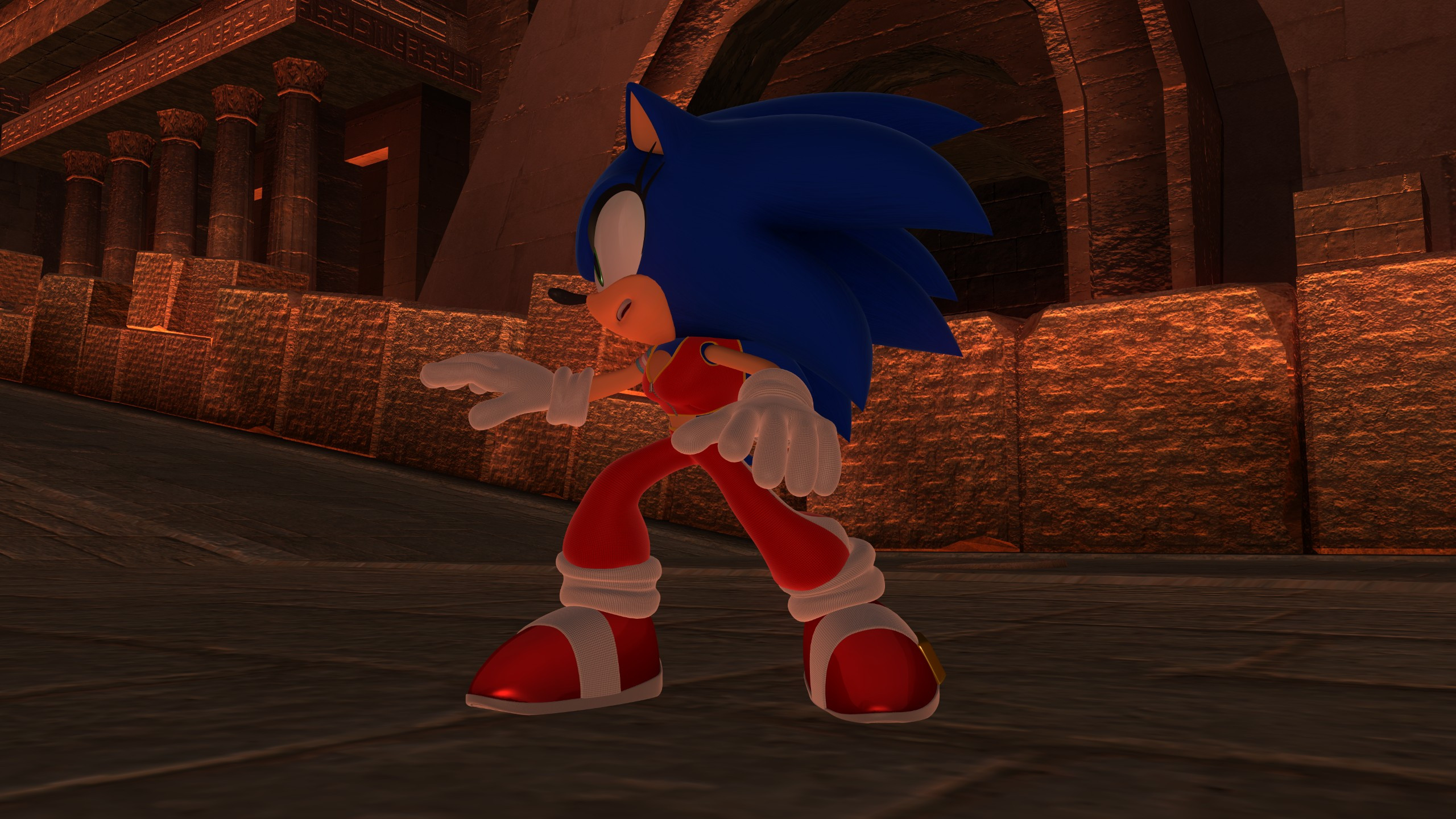 Trans Fem Sonic Mod for Unleashed Recompiled | UR Mods