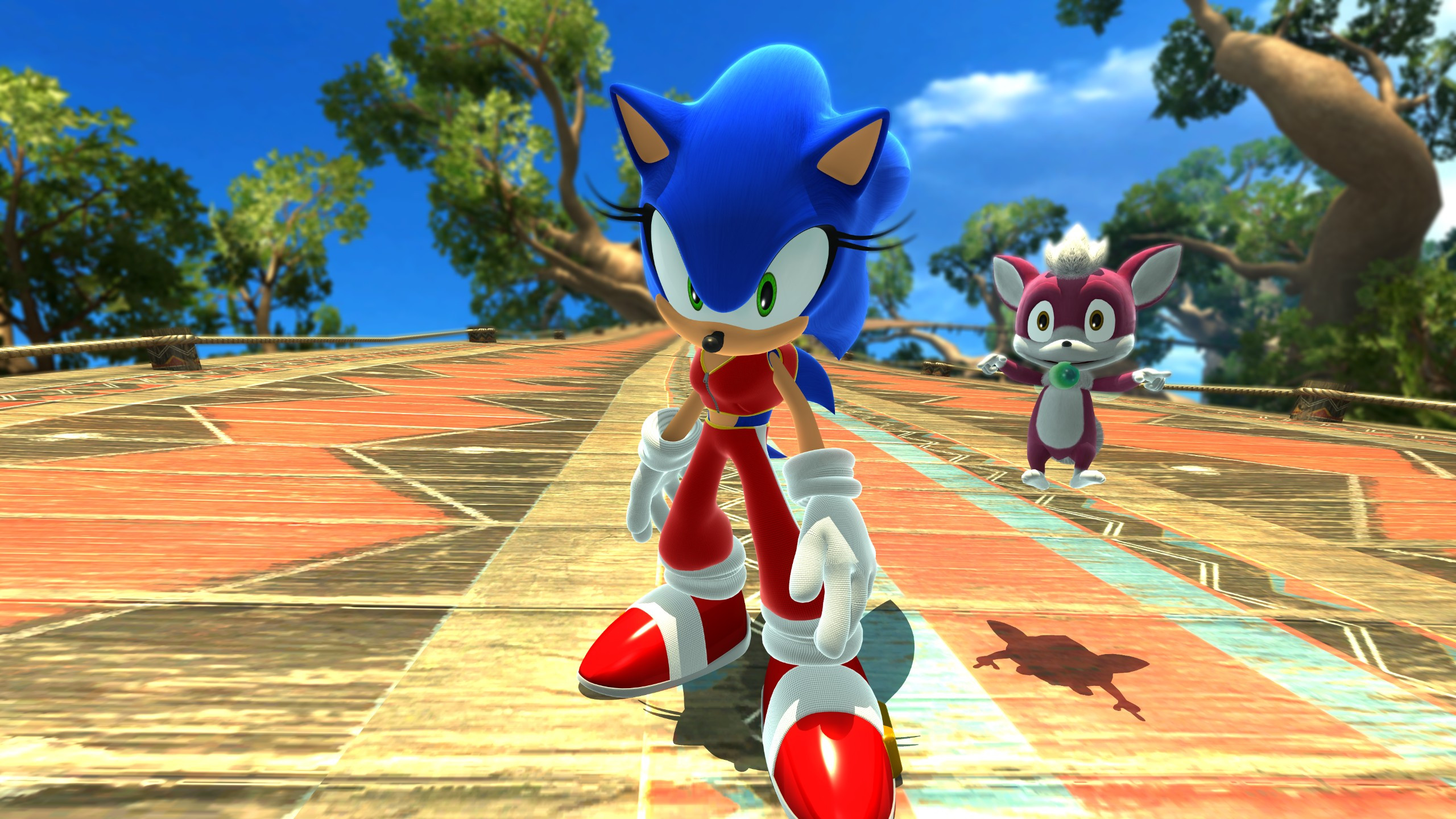 Trans Fem Sonic Mod for Unleashed Recompiled | UR Mods