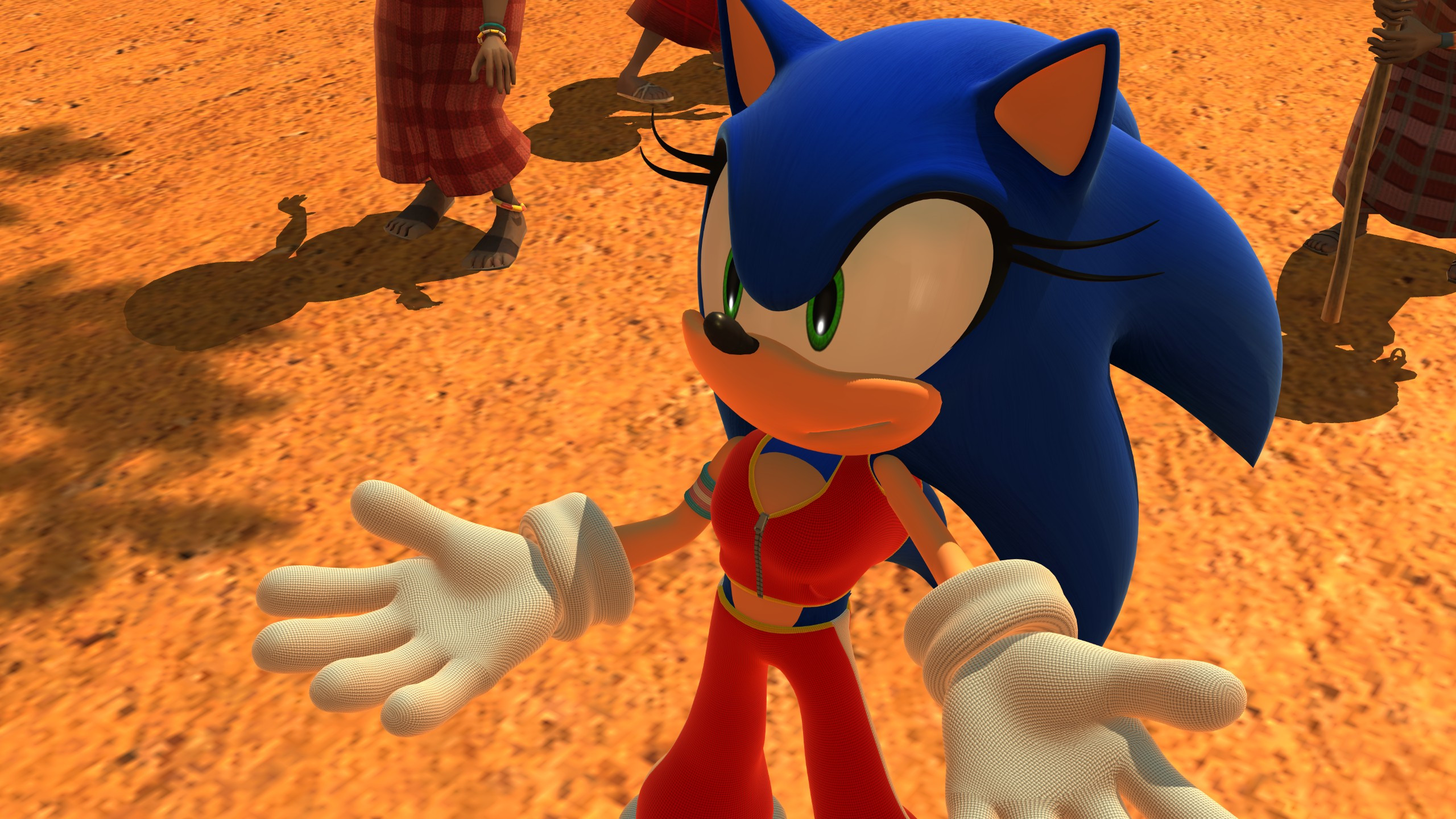 Trans Fem Sonic Mod for Unleashed Recompiled | UR Mods