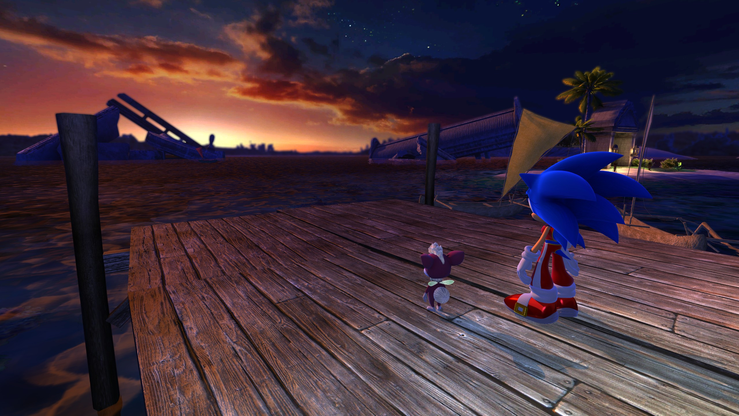 Trans Fem Sonic Mod for Unleashed Recompiled | UR Mods
