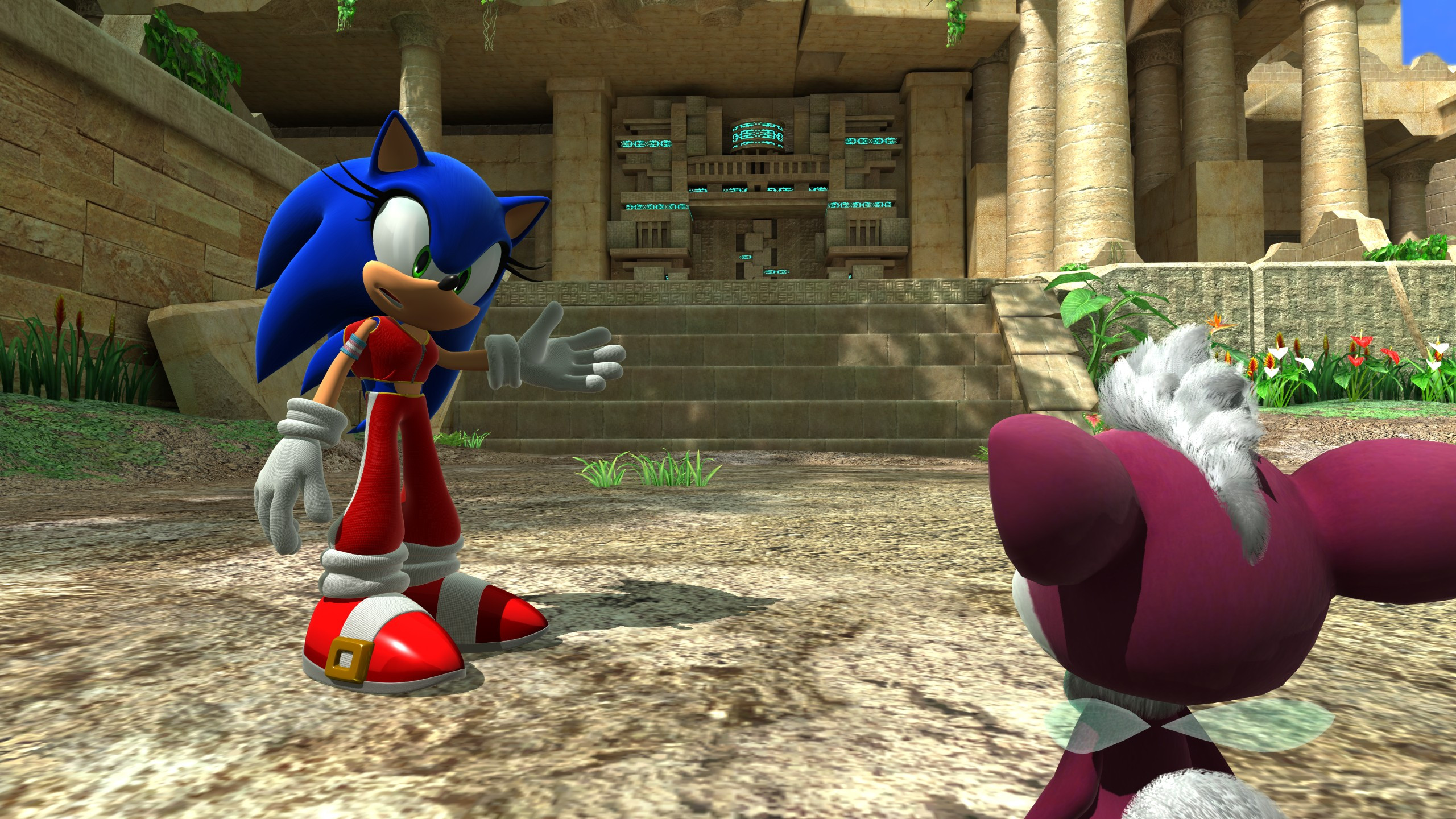 Trans Fem Sonic Mod for Unleashed Recompiled | UR Mods