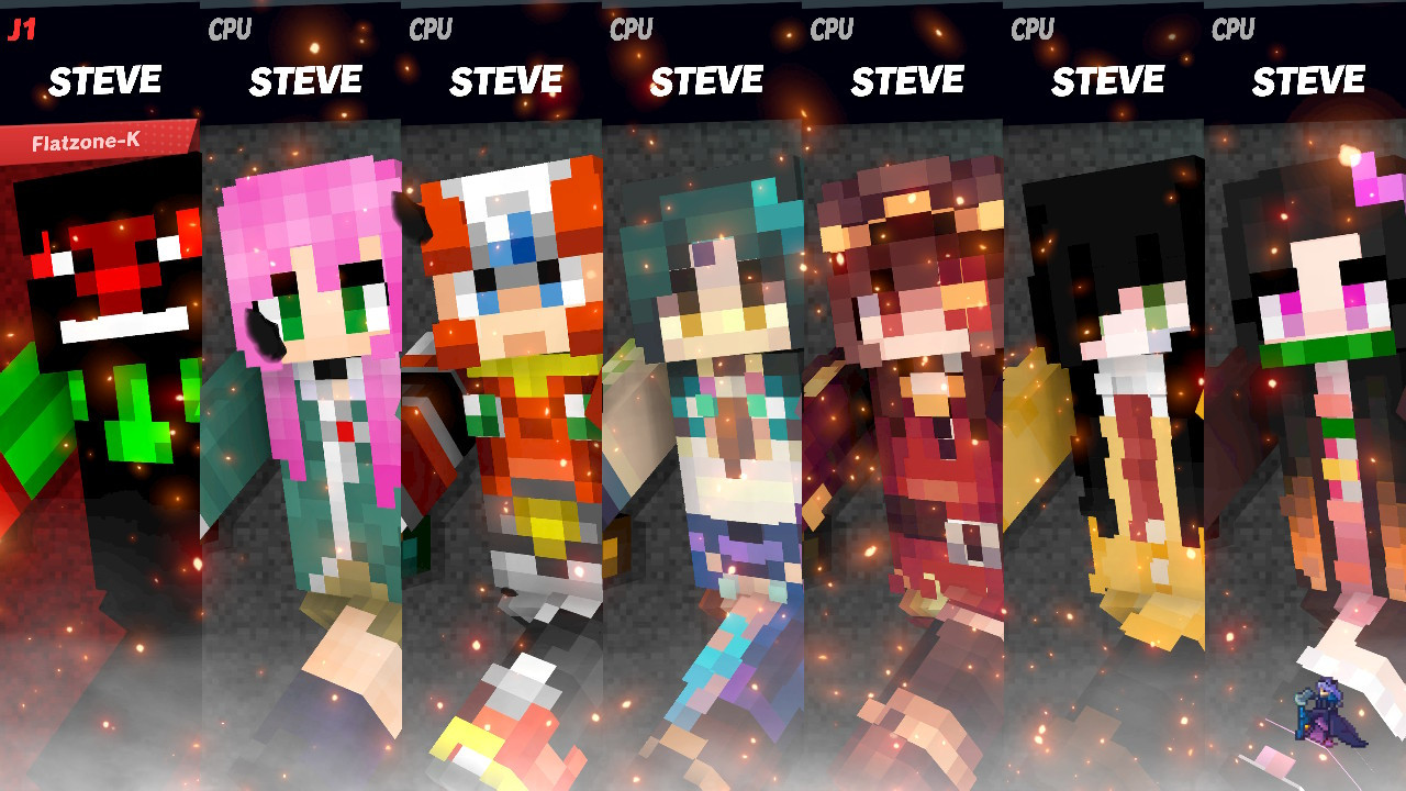 FK's Minecraft Skin Pack VOL. 2 (c16-c23) Mod for Super Smash Bros ...