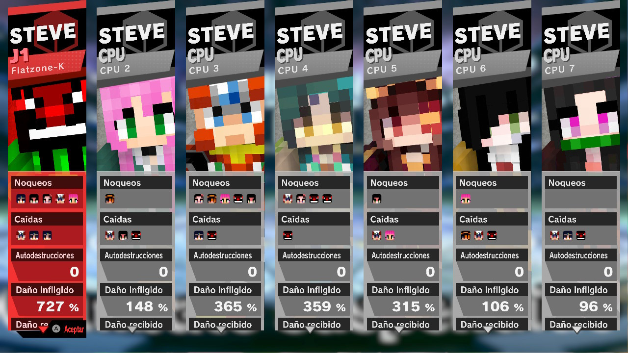 FK's Minecraft Skin Pack VOL. 2 (c16-c23) Mod for Super Smash Bros ...
