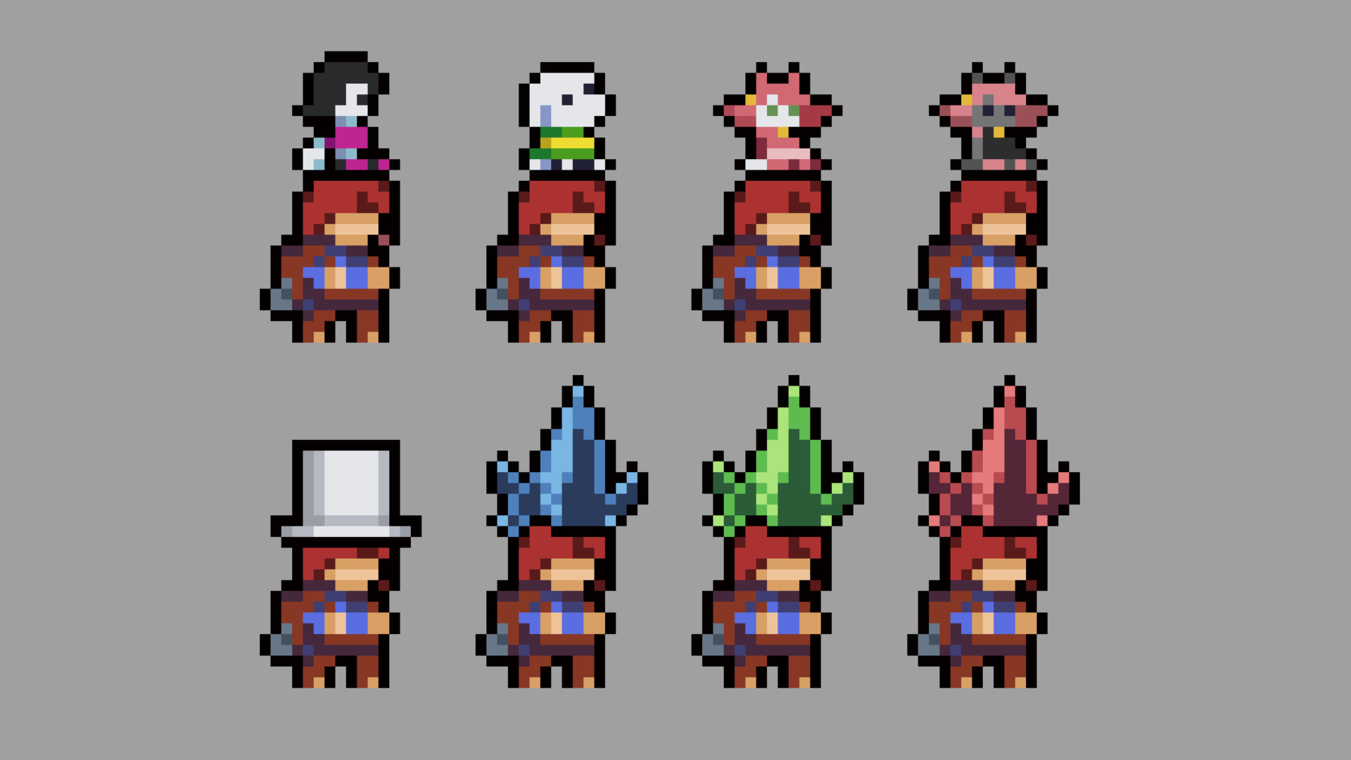 RainyFlower's Undertale Hat Pack Mod for Celeste | Celeste Mods