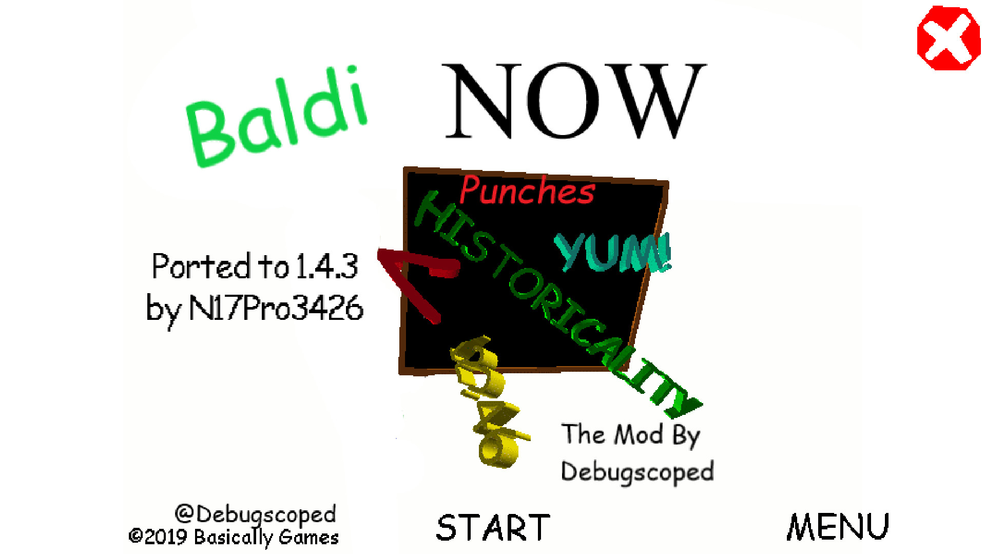 Baldi Now Punches 1.4.3 Port Mod for Baldi's Basics | Baldi Mods