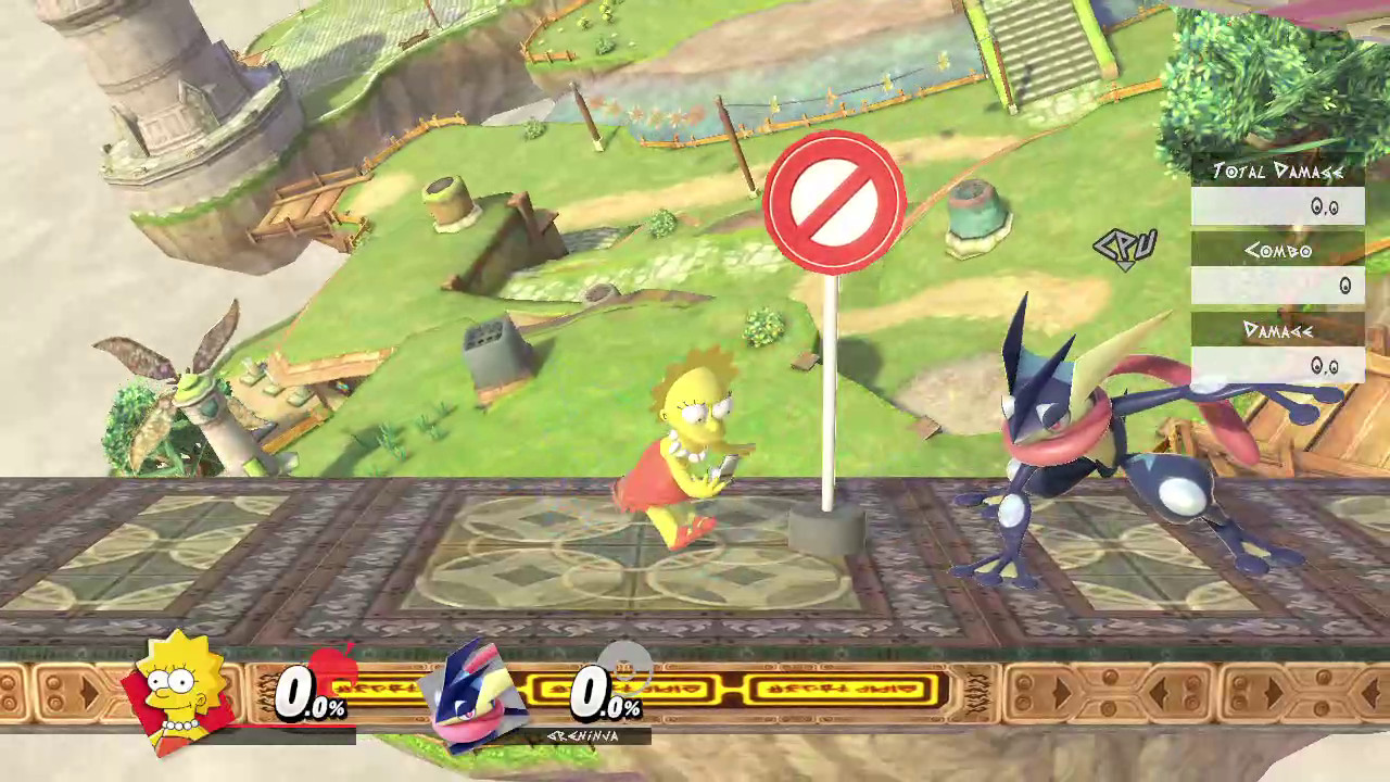 Lisa Simpson over Isabelle Mod for Super Smash Bros. Ultimate | SSBU Mods