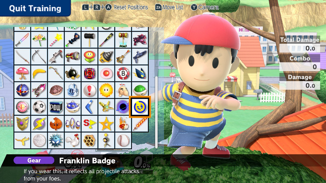Earthbound Player's Guide Franklin Badge Mod for Super Smash Bros ...