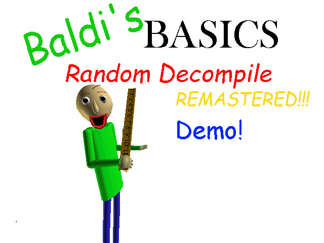 Baldi's Basics Random Decompile Demo 2!! Mod for Baldi's Basics | Baldi ...