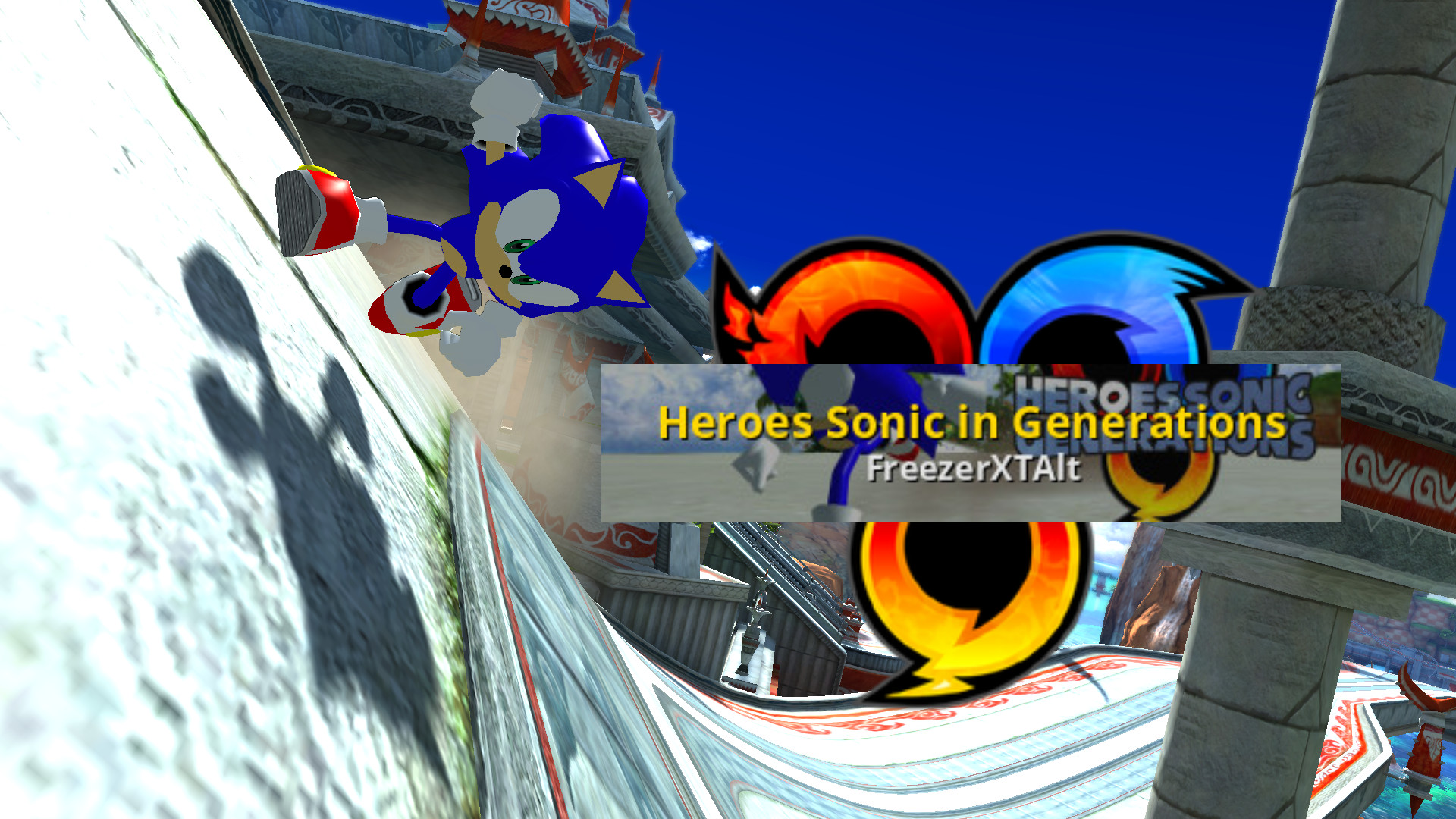 Sonic Heroes running animation recreation Mod for Sonic Generations ...
