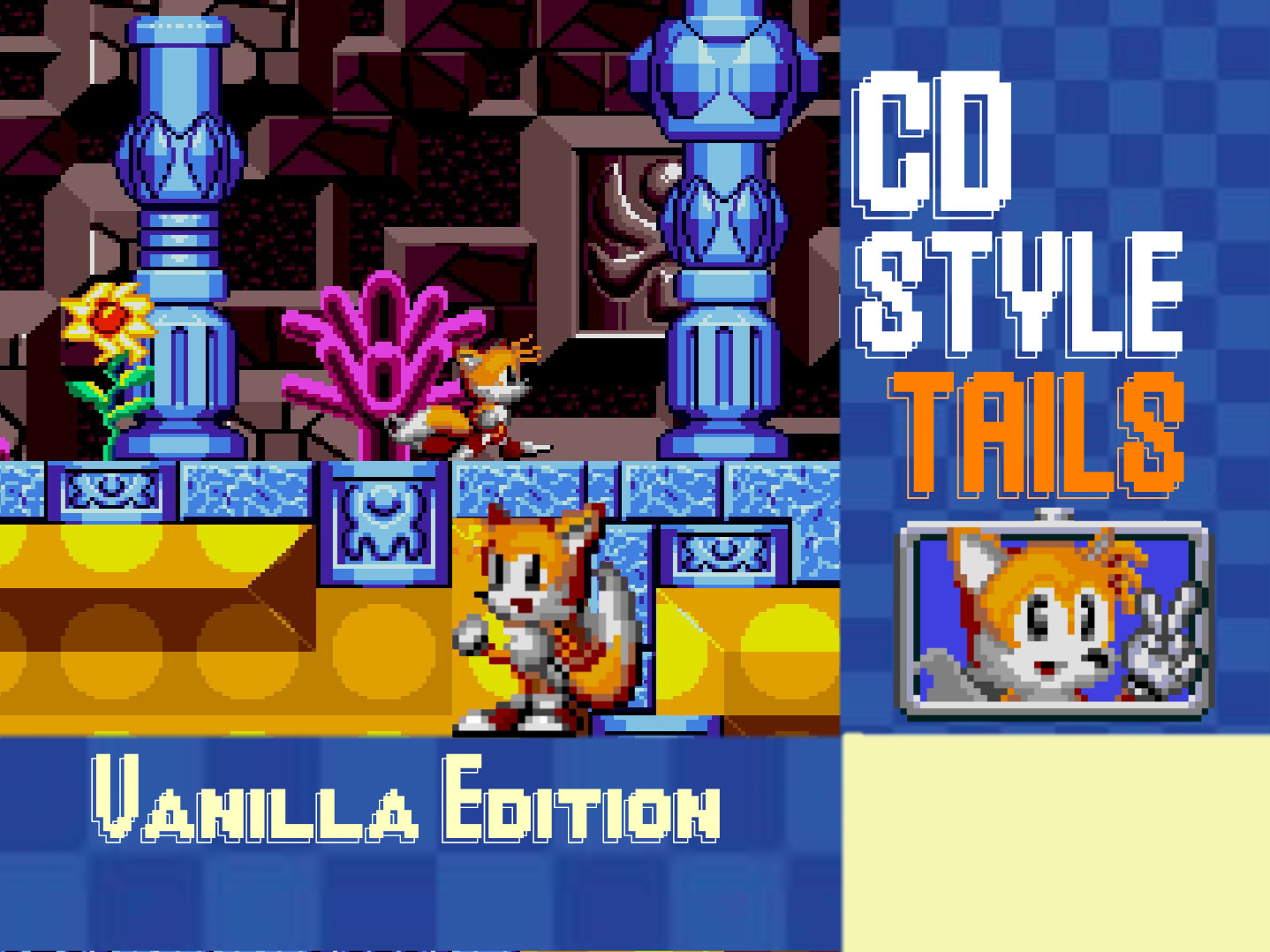 CD Style Tails - Vanilla Edition Mod for Sonic CD (2011) | SCD Mods
