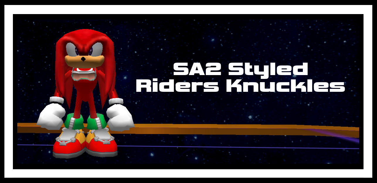 SA2 Styled Riders Knuckles Mod for Sonic Adventure 2 | SA2 Mods