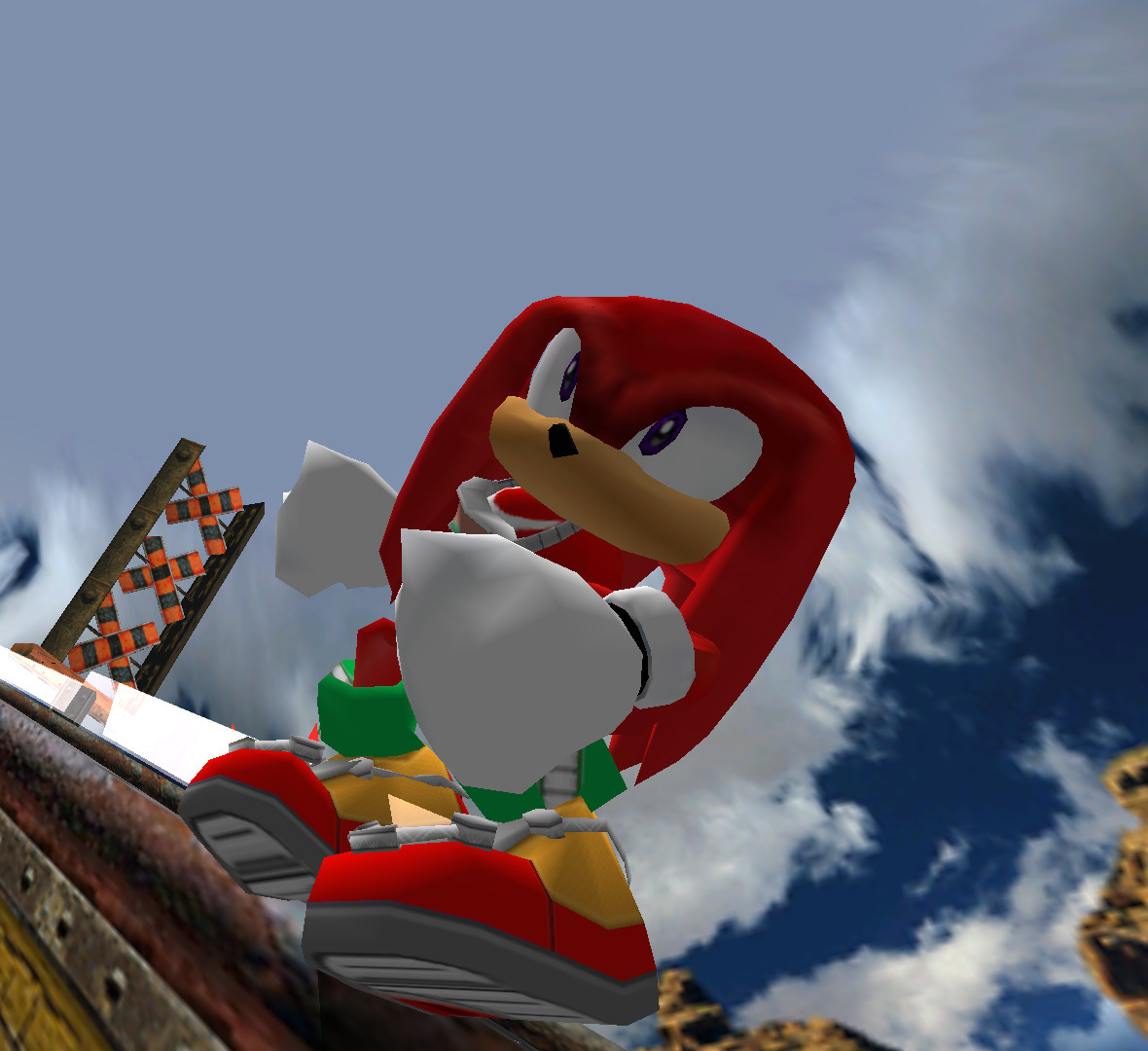 SA2 Styled Riders Knuckles Mod for Sonic Adventure 2 | SA2 Mods