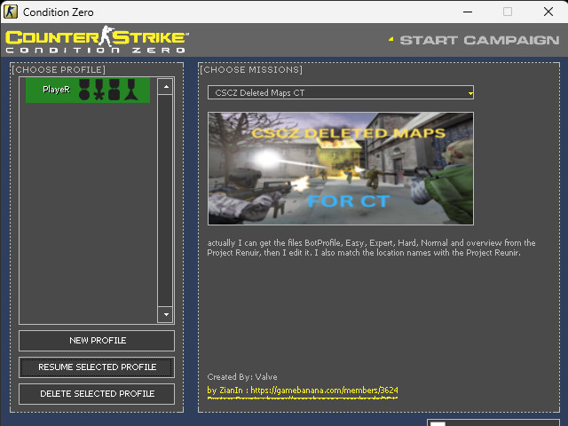 CSCZ DELETED MAPS CT AND T Mod for Counter-Strike: Condition Zero | CS ...