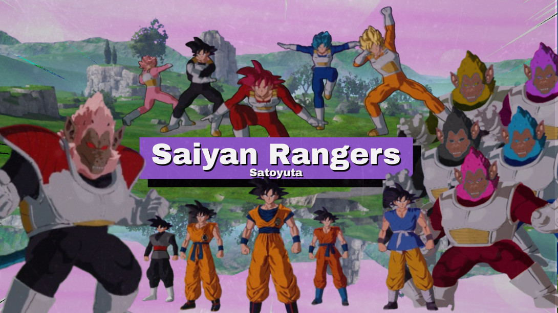 Saiyan Rangers - PACK with 16 Characters Mod for Dragon Ball: Sparking ...