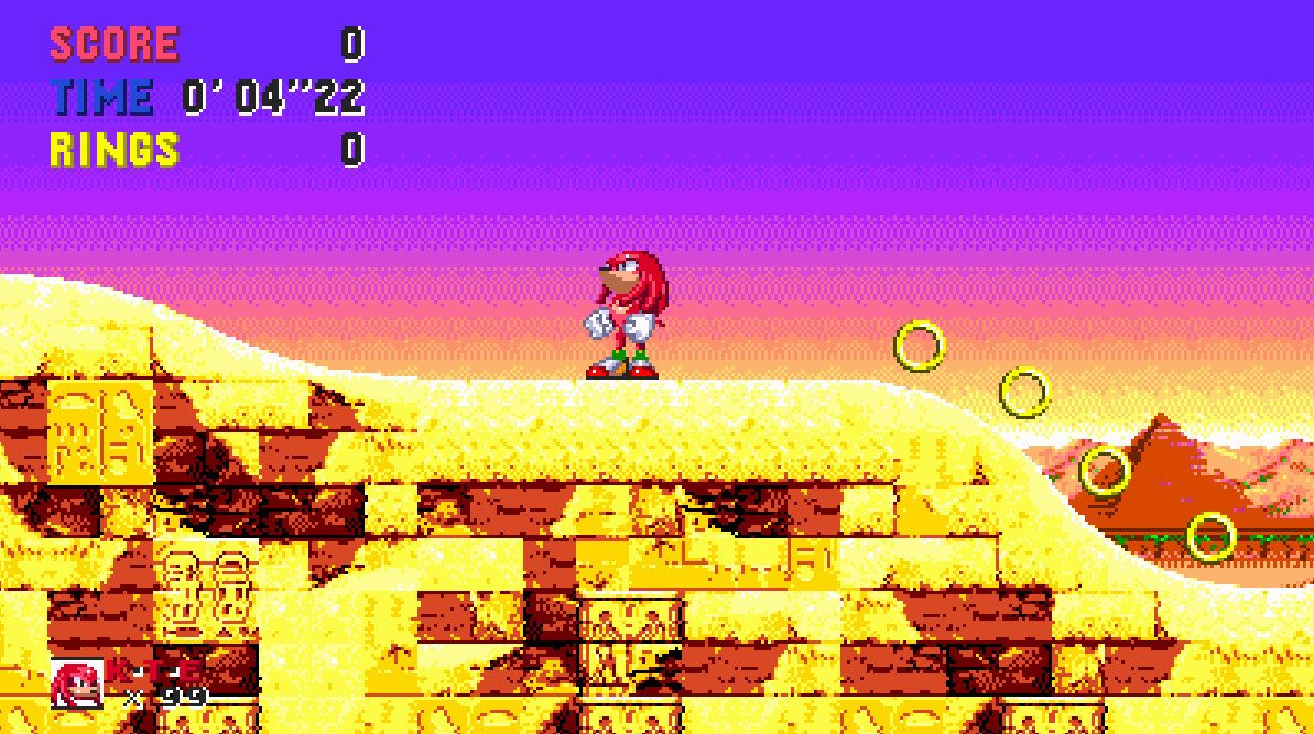 LUC4S.mp5's custom HUD Mod for Sonic 3 A.I.R. | S3AIR Mods