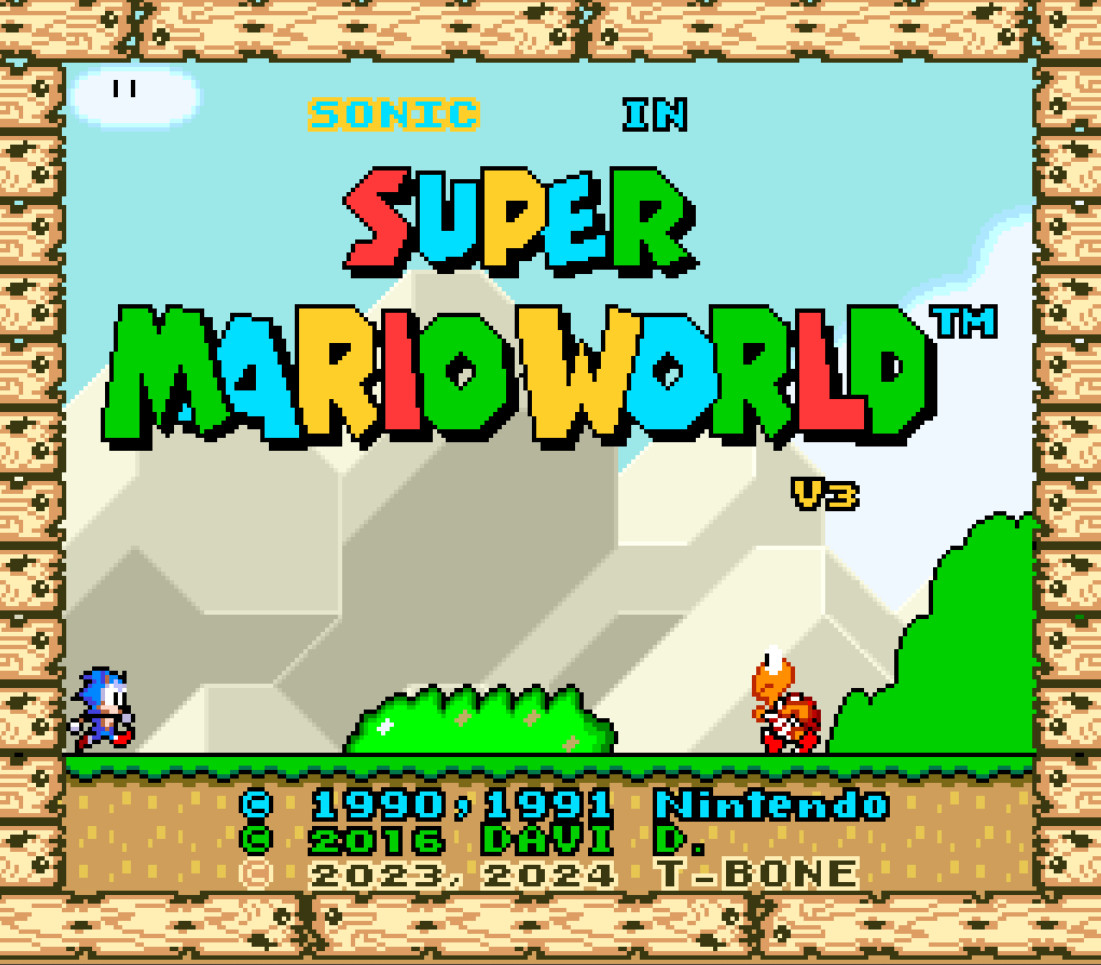 Sonic in Super Mario World Improved Mod for Super Mario World | SMW Mods