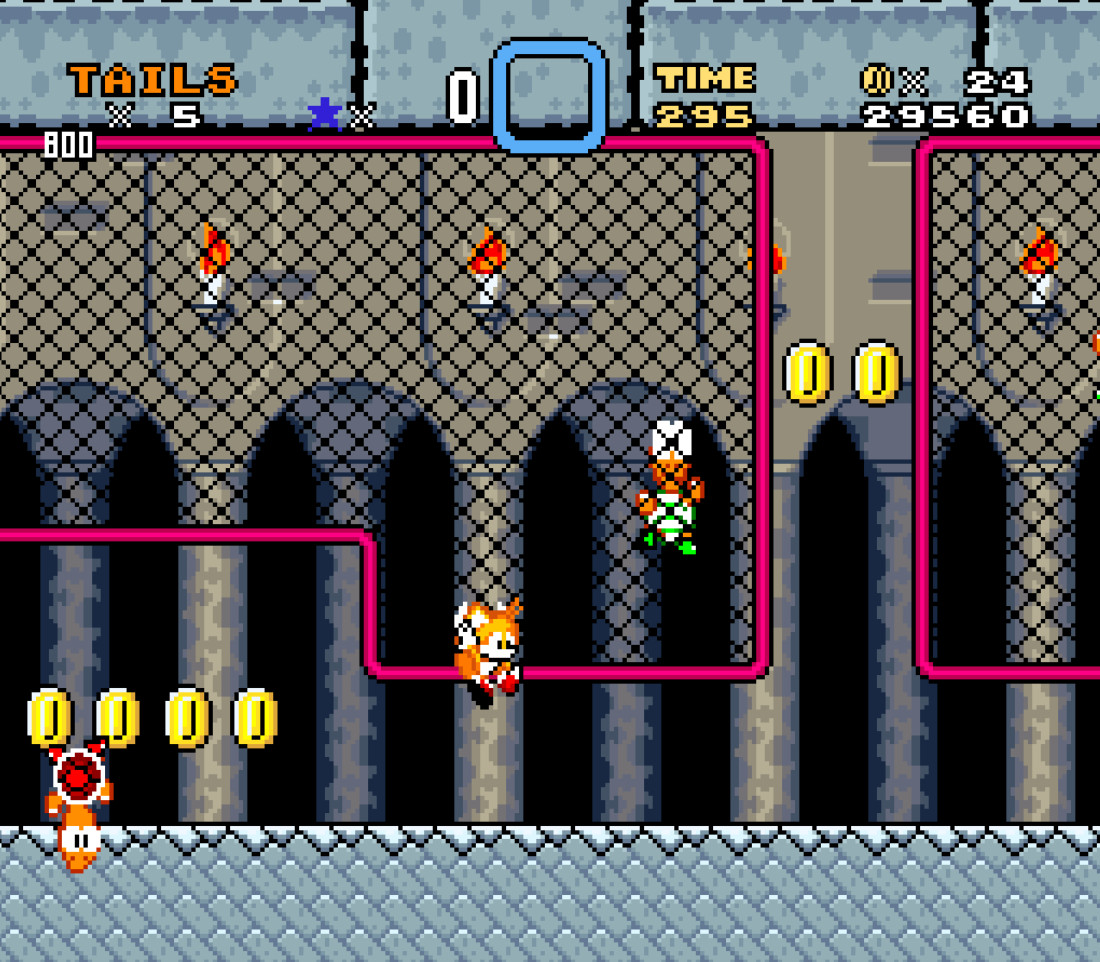 Sonic in Super Mario World Improved Mod for Super Mario World | SMW Mods