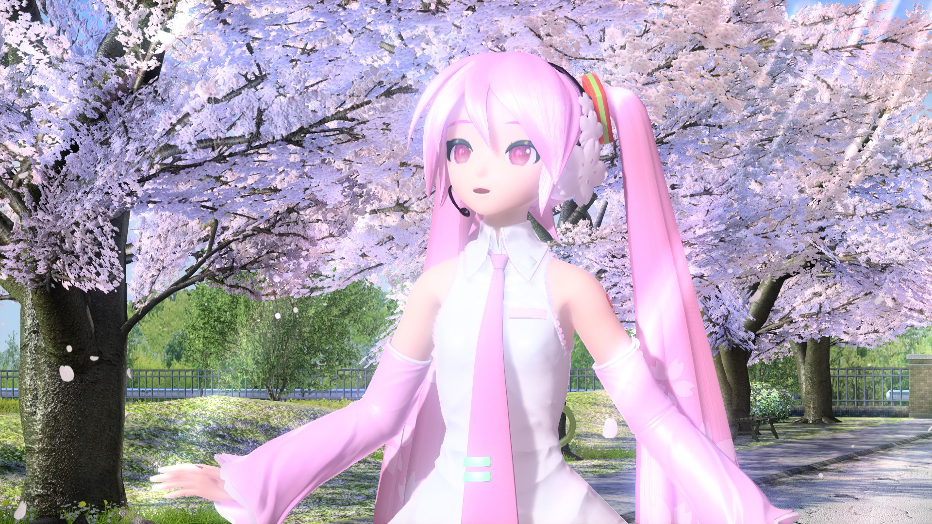 Sakura Miku Recolor Mod for Hatsune Miku: Project DIVA Mega Mix+ ...