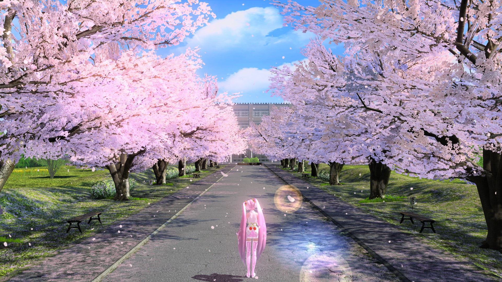 Sakura Miku Recolor Mod for Hatsune Miku: Project DIVA Mega Mix+ ...